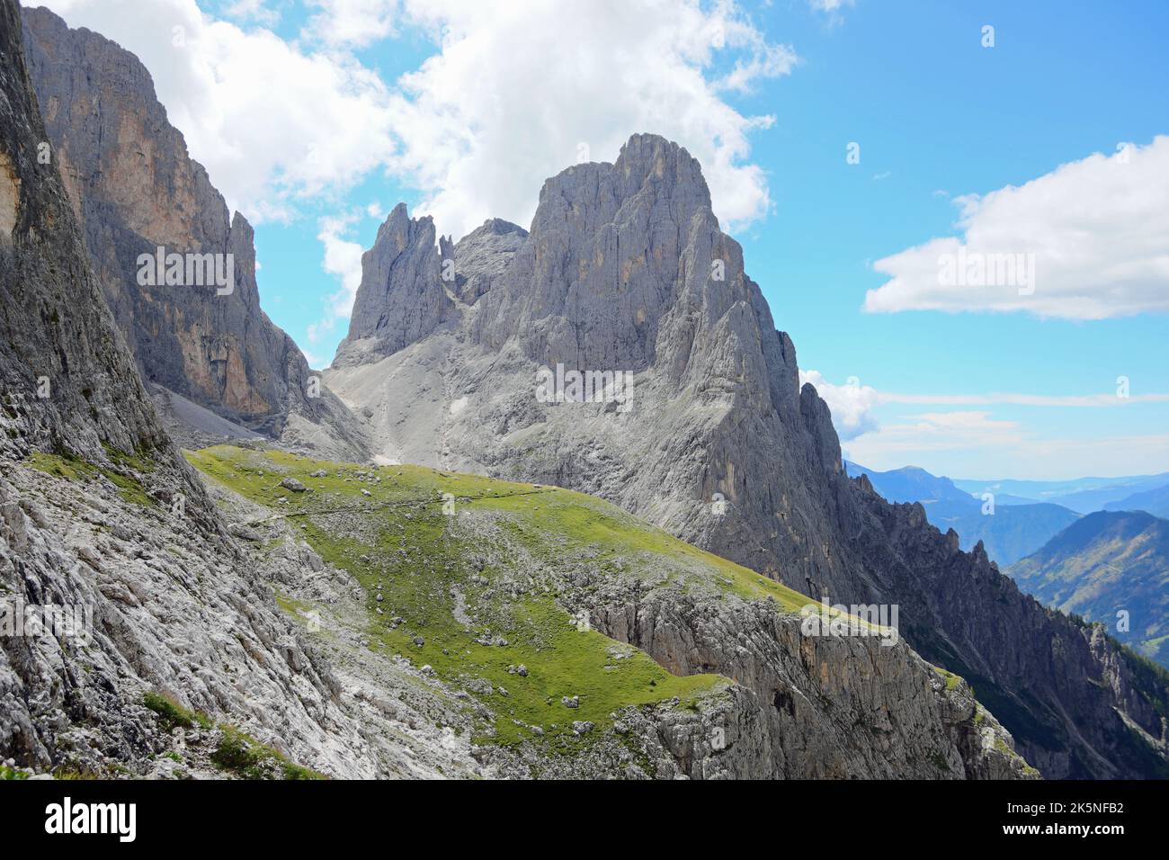 Dolomites in the European Alps of the mountain range called Pale di San ...