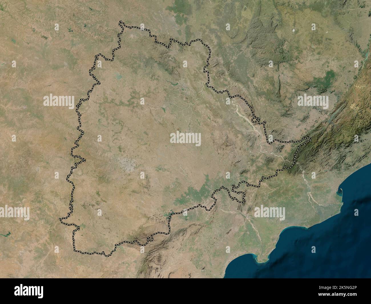 Telangana map hi-res stock photography and images - Alamy