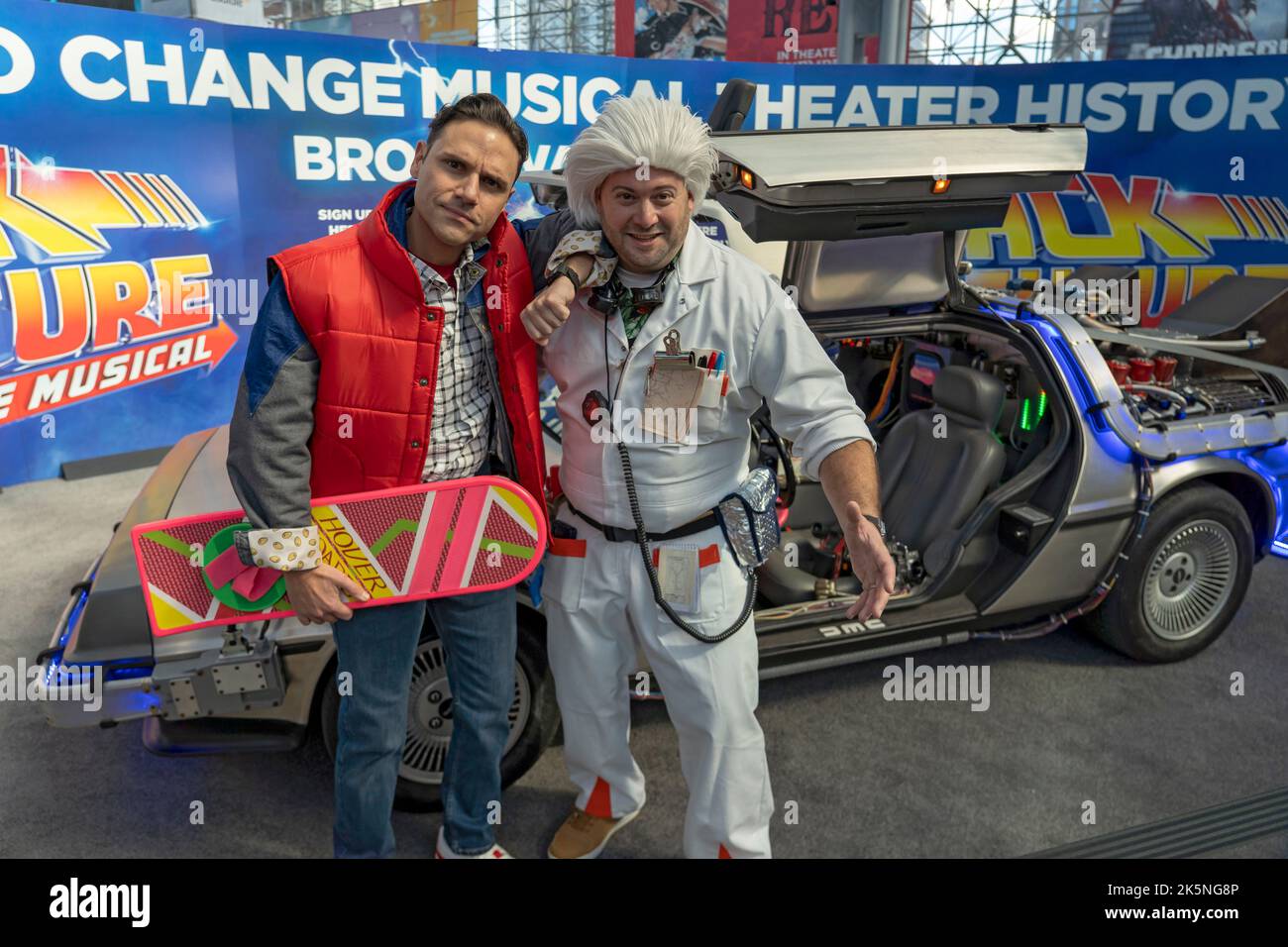 New York, United States. 08th Oct, 2022. Cosplayers dressed as Marty ...