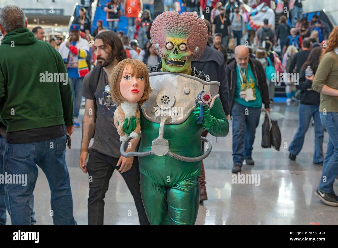 New York, United States. 08th Oct, 2022. A cosplayer dressed as a ...
