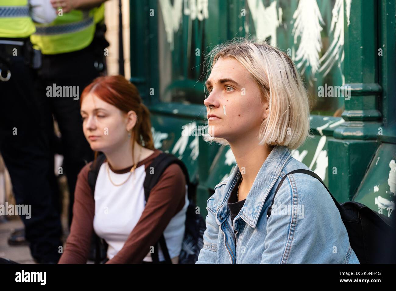 London, UK. 8 October 2022. Animal Rebellion march to demand a ...