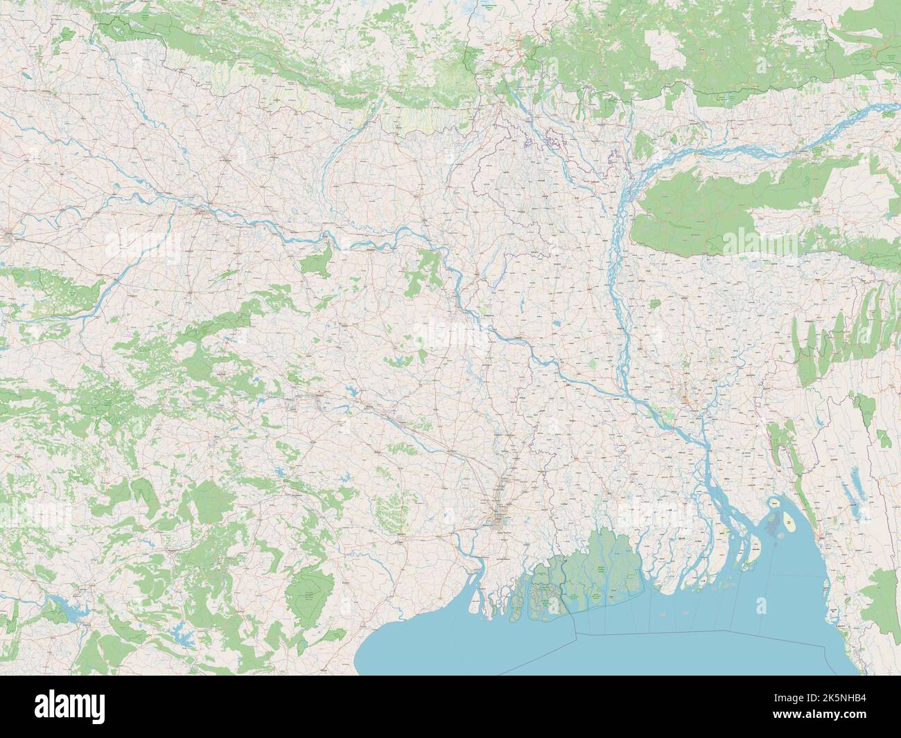 State map of west bengal hi-res stock photography and images - Alamy