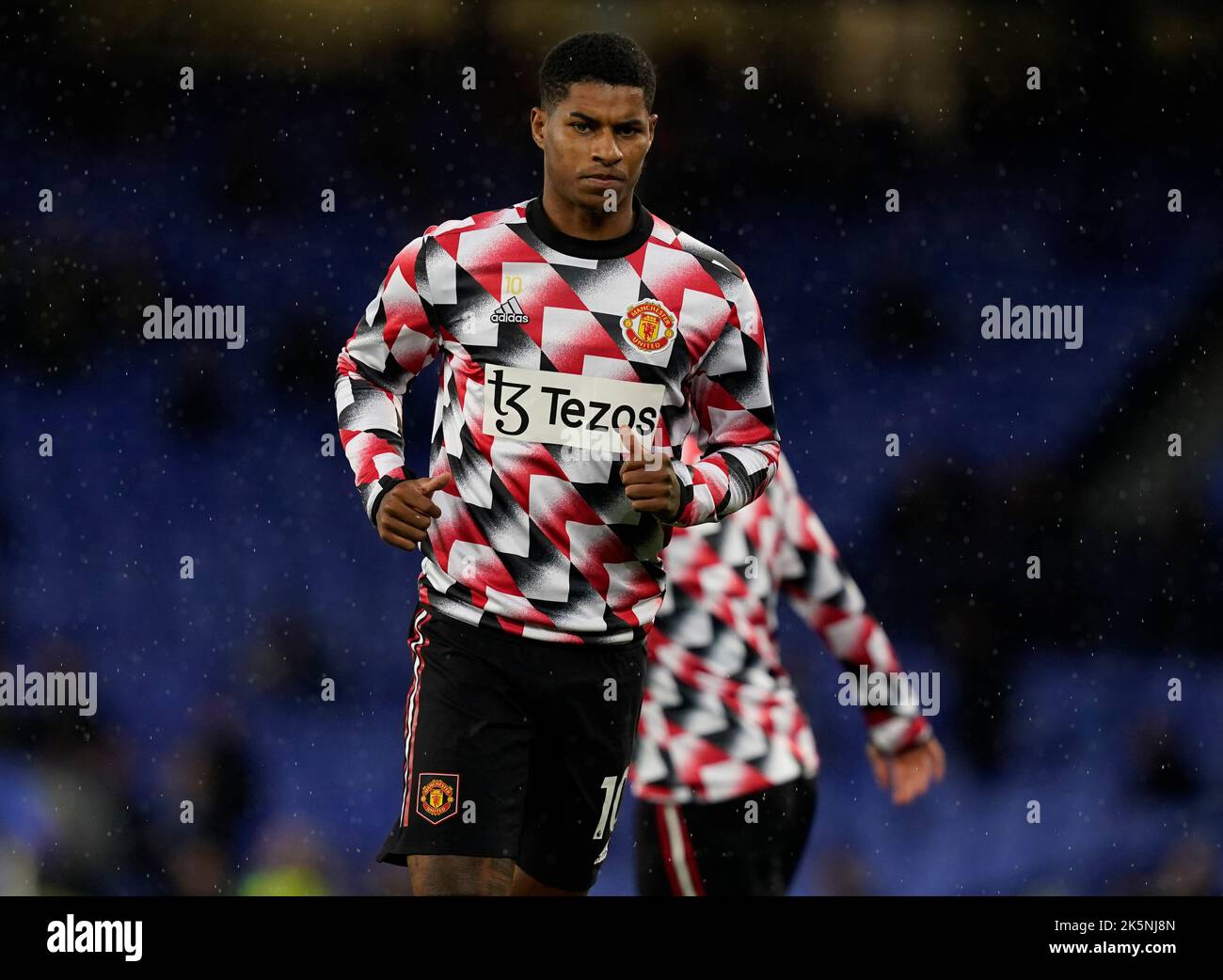 Liverpool, UK. 9th Oct, 2022. Marcus Rashford of Manchester United ...