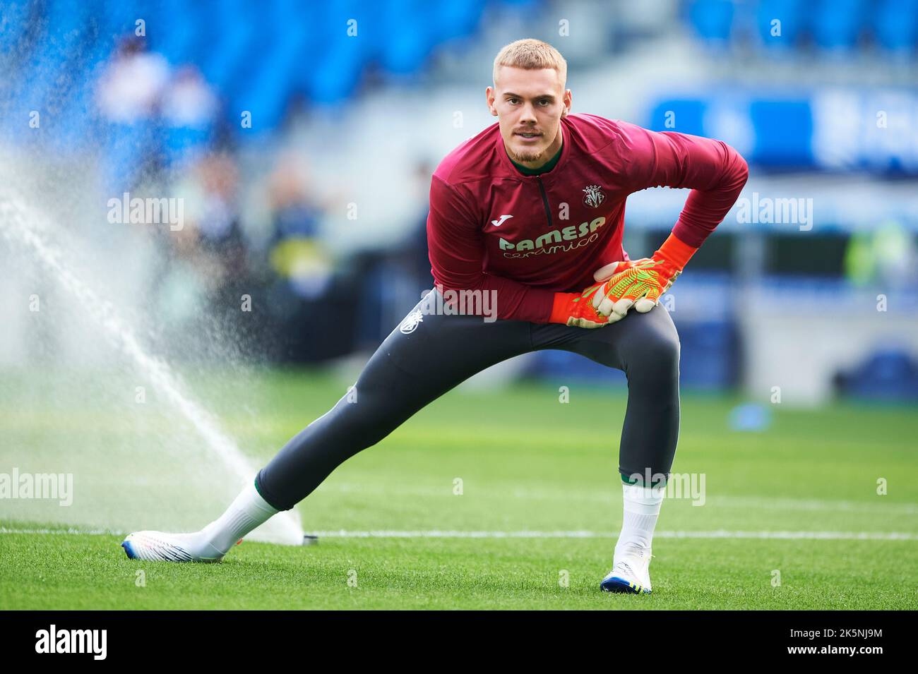 Filip Jorgensen of Villarreal CF during the La Liga match between Real ...