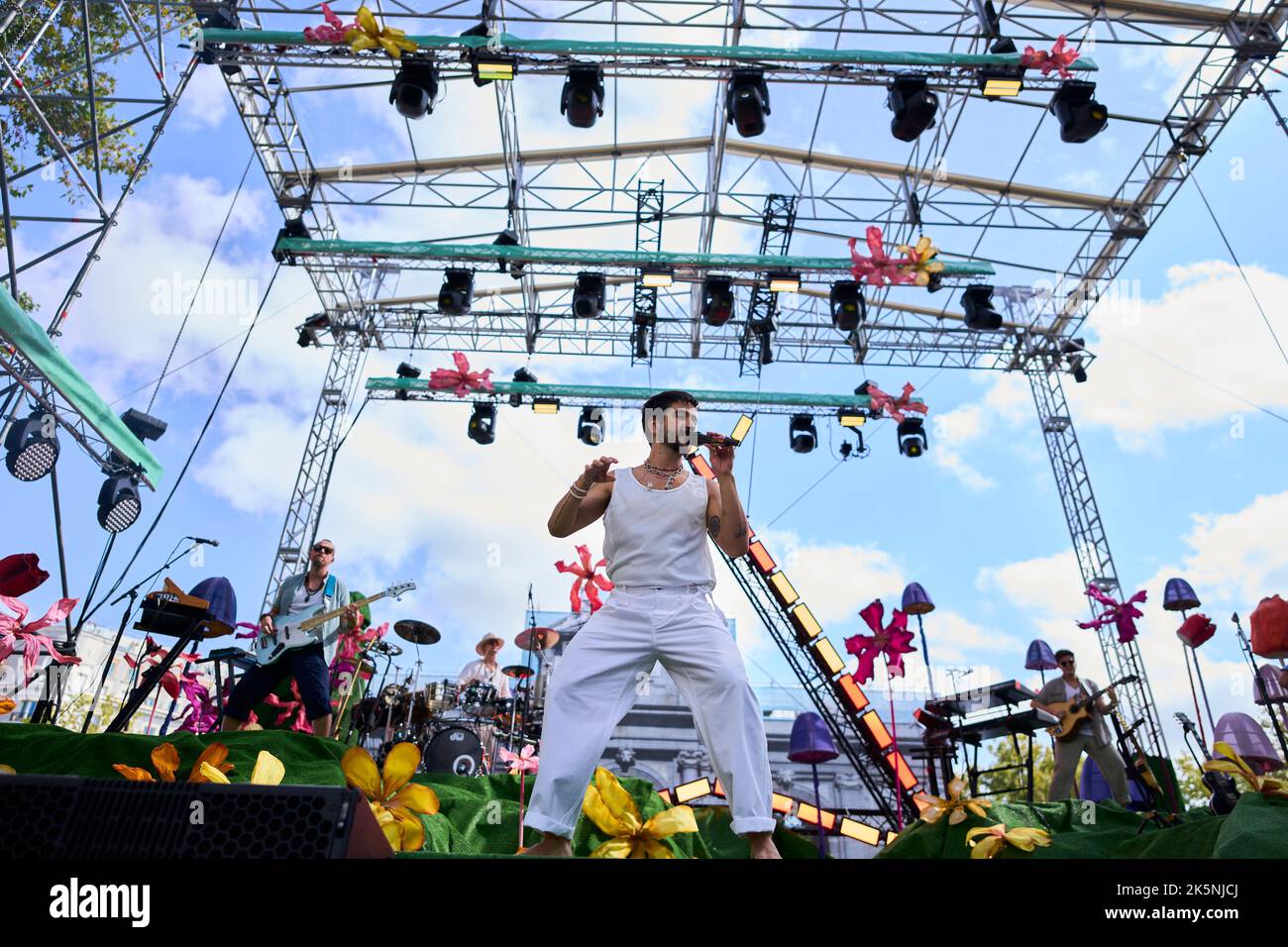 October 9, 2022, Madrid, Madrid, Spain: Camilo performs on stage during ...
