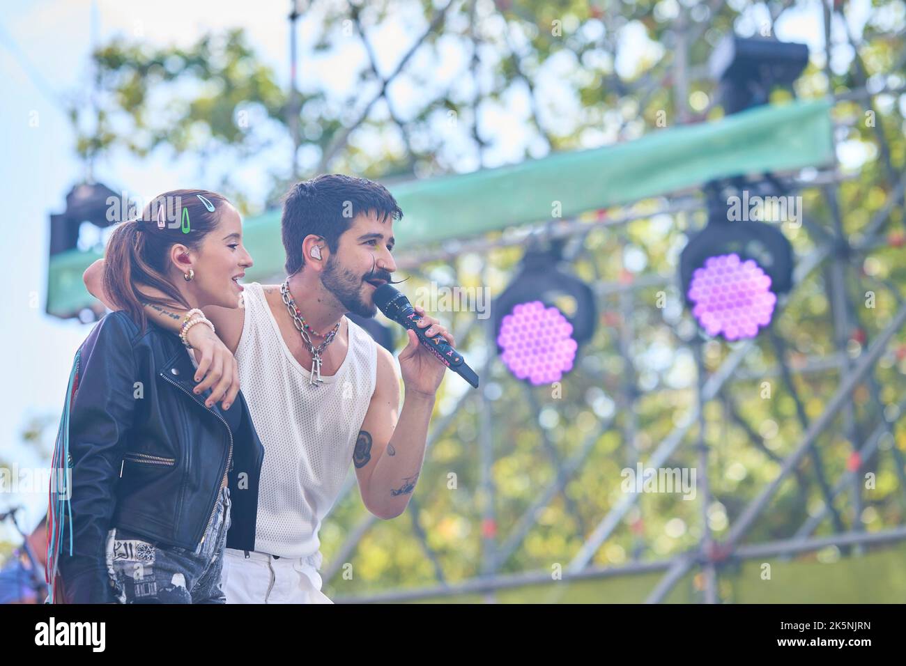 October 9, 2022, Madrid, Madrid, Spain: Camilo, Eva Luna performs on ...