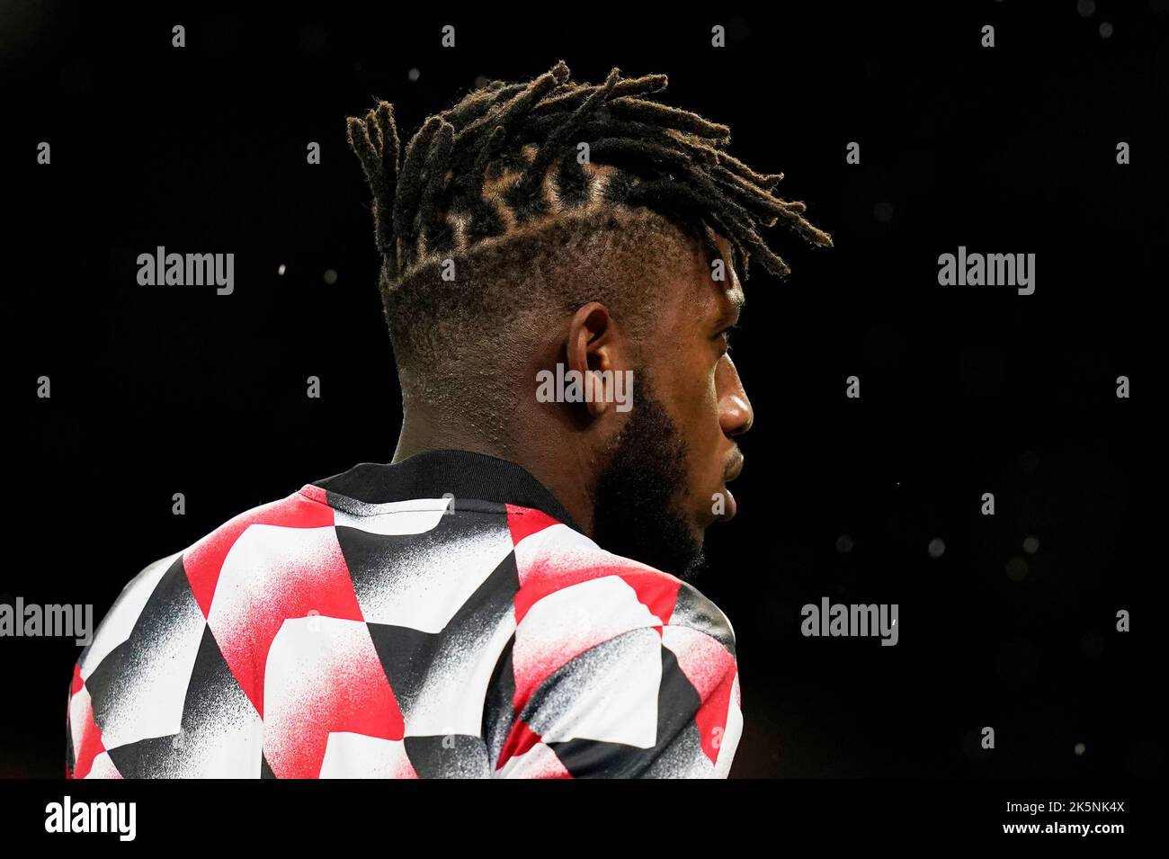 Liverpool, UK. 9th Oct, 2022. Fred of Manchester United and his ...