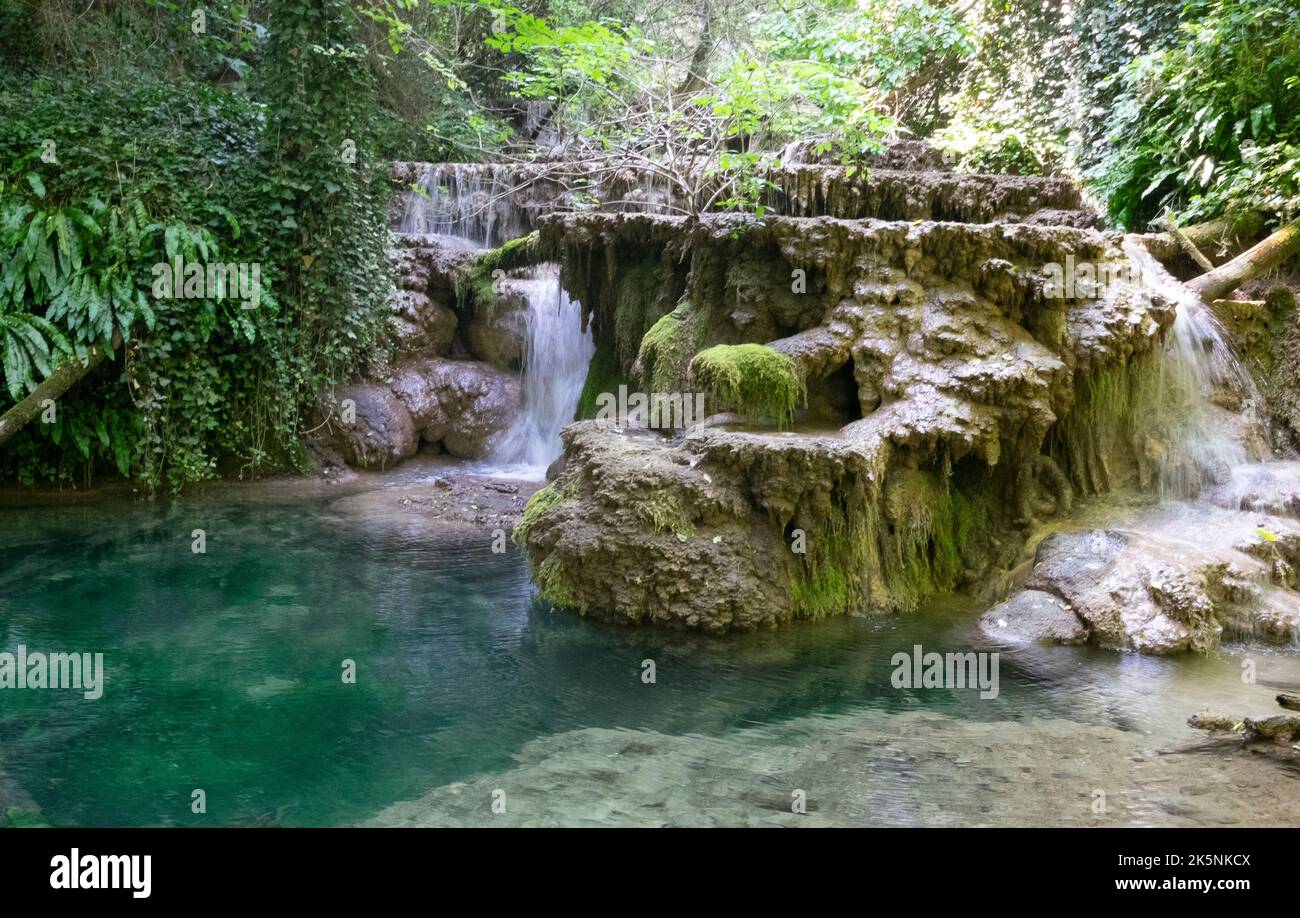 Krushuna Waterfalls Krushùnski Vodopàdi in Bulgarian Stock Photo - Alamy