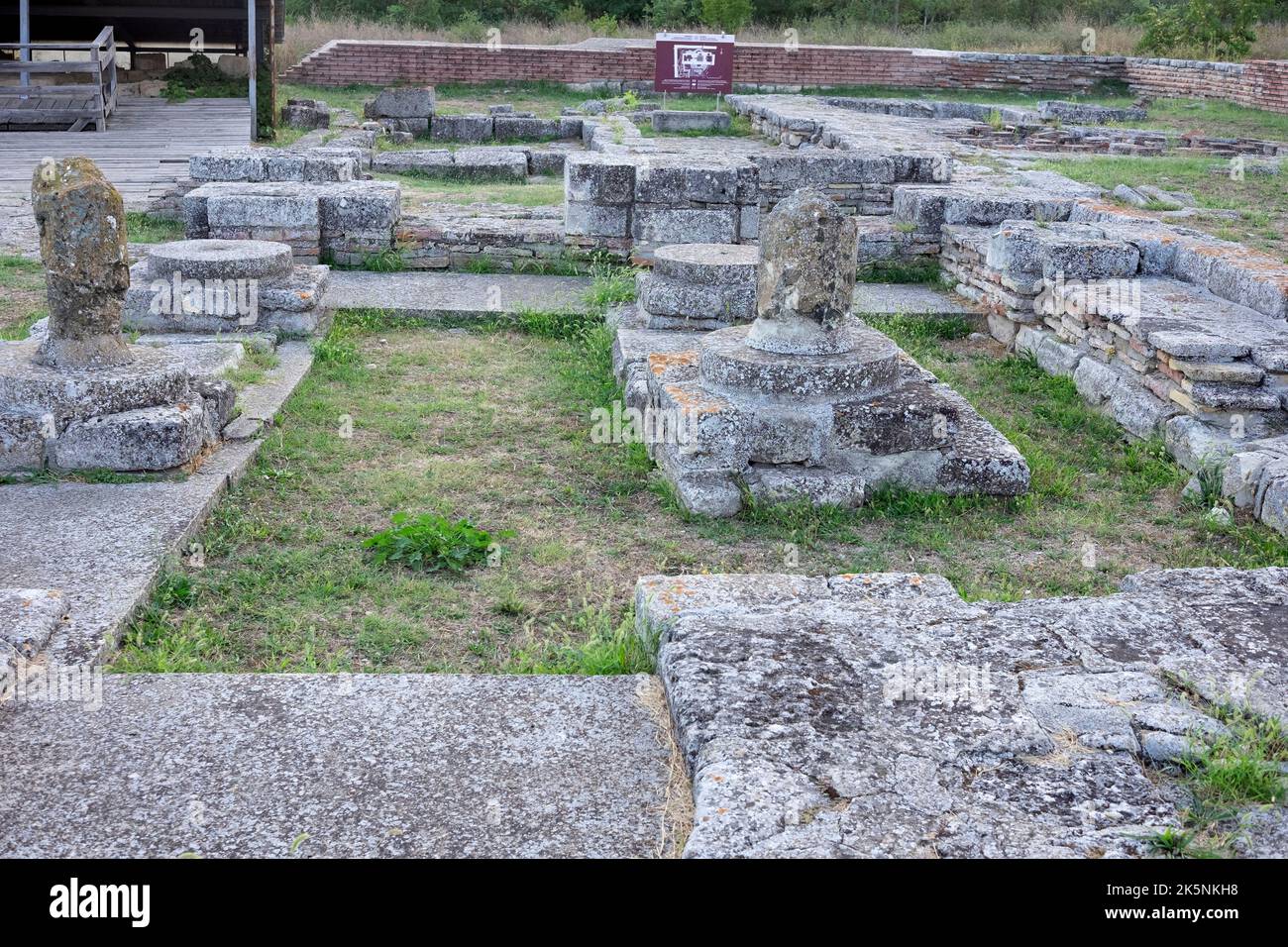 Pliska, the first capital of the First Bulgarian Empire during the ...