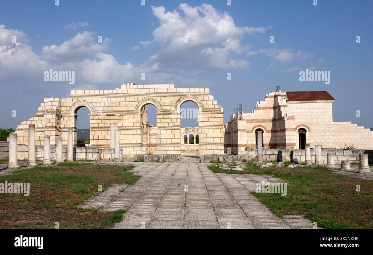 Pliska, the first capital of the First Bulgarian Empire during the ...