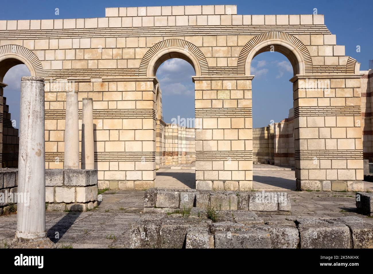 Pliska, the first capital of the First Bulgarian Empire during the ...