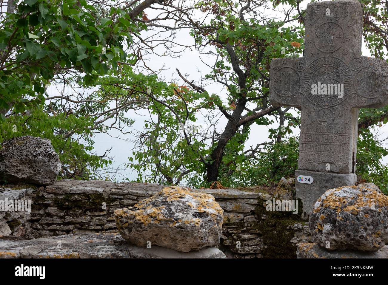 Palace and Botanical Gardens of Balchik in Bulgaria Stock Photo - Alamy