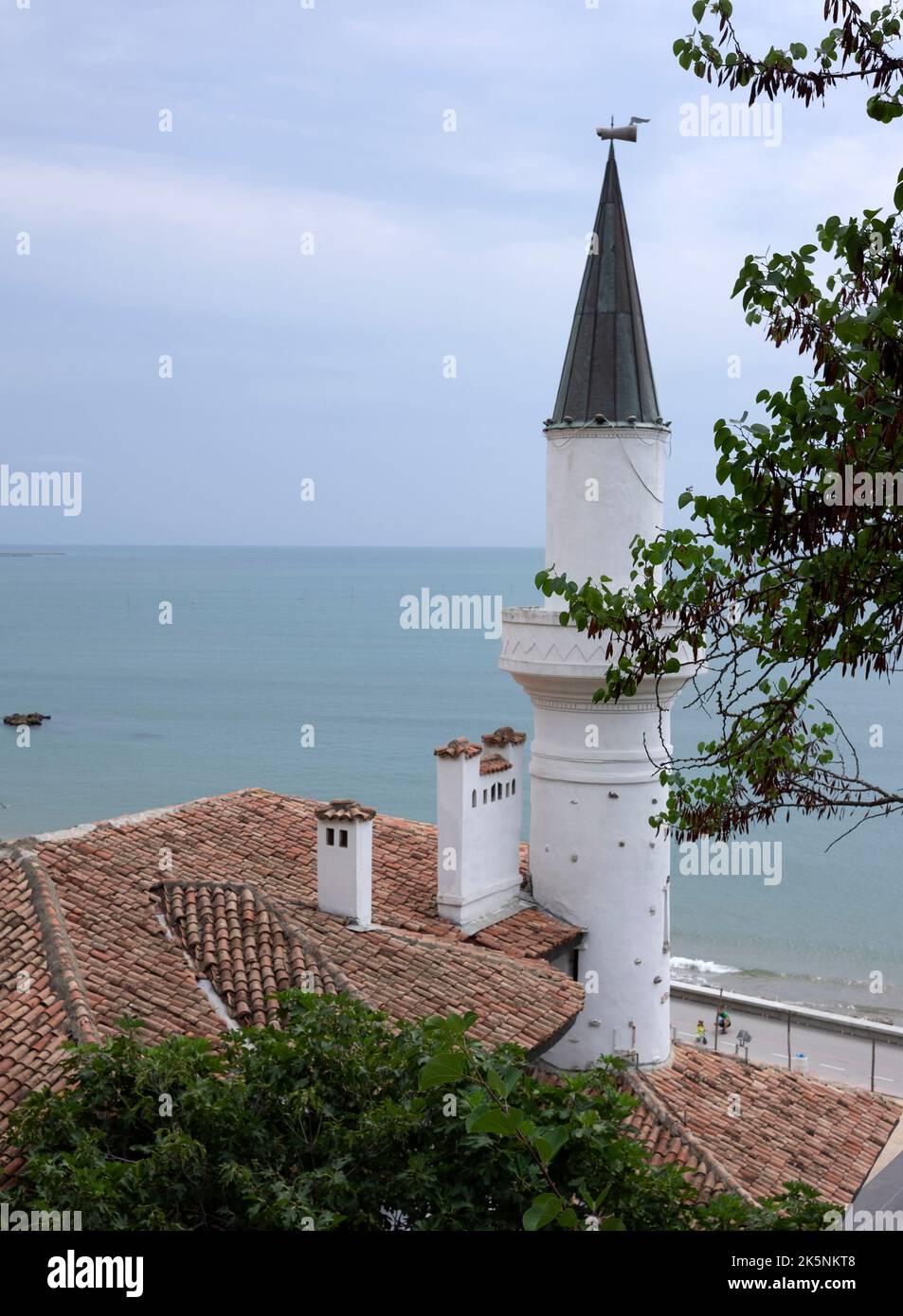 Palace and Botanical Gardens of Balchik in Bulgaria Stock Photo - Alamy