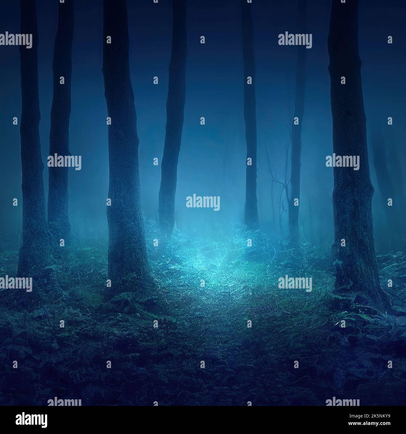 Enchanted fairytale path illustration hi-res stock photography and images - Alamy