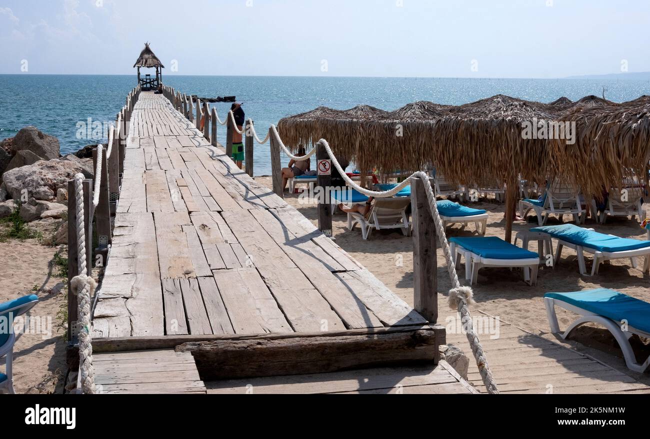 The city of Balchik is a Black Sea coastal town and seaside resort in ...