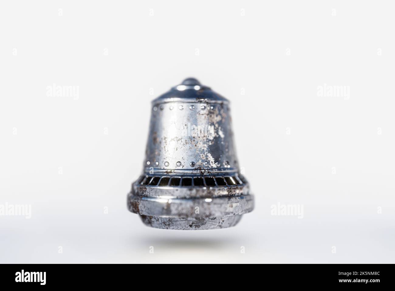 unidentified flying object bell shape isolated on white background 3d ...