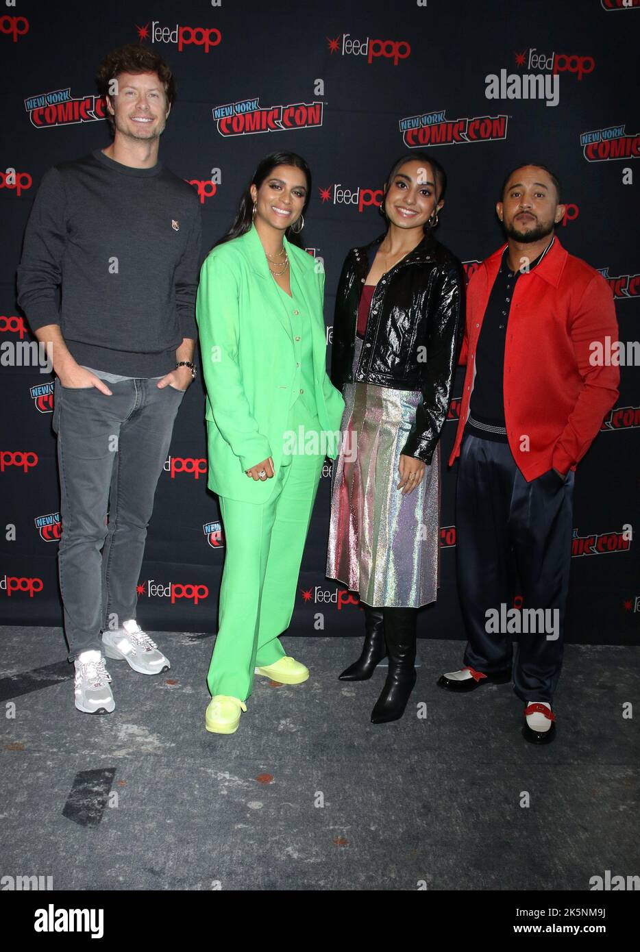 New York, NY, USA. 09th Oct, 2022. Anders Holm, Lilly Singh, Saara ...