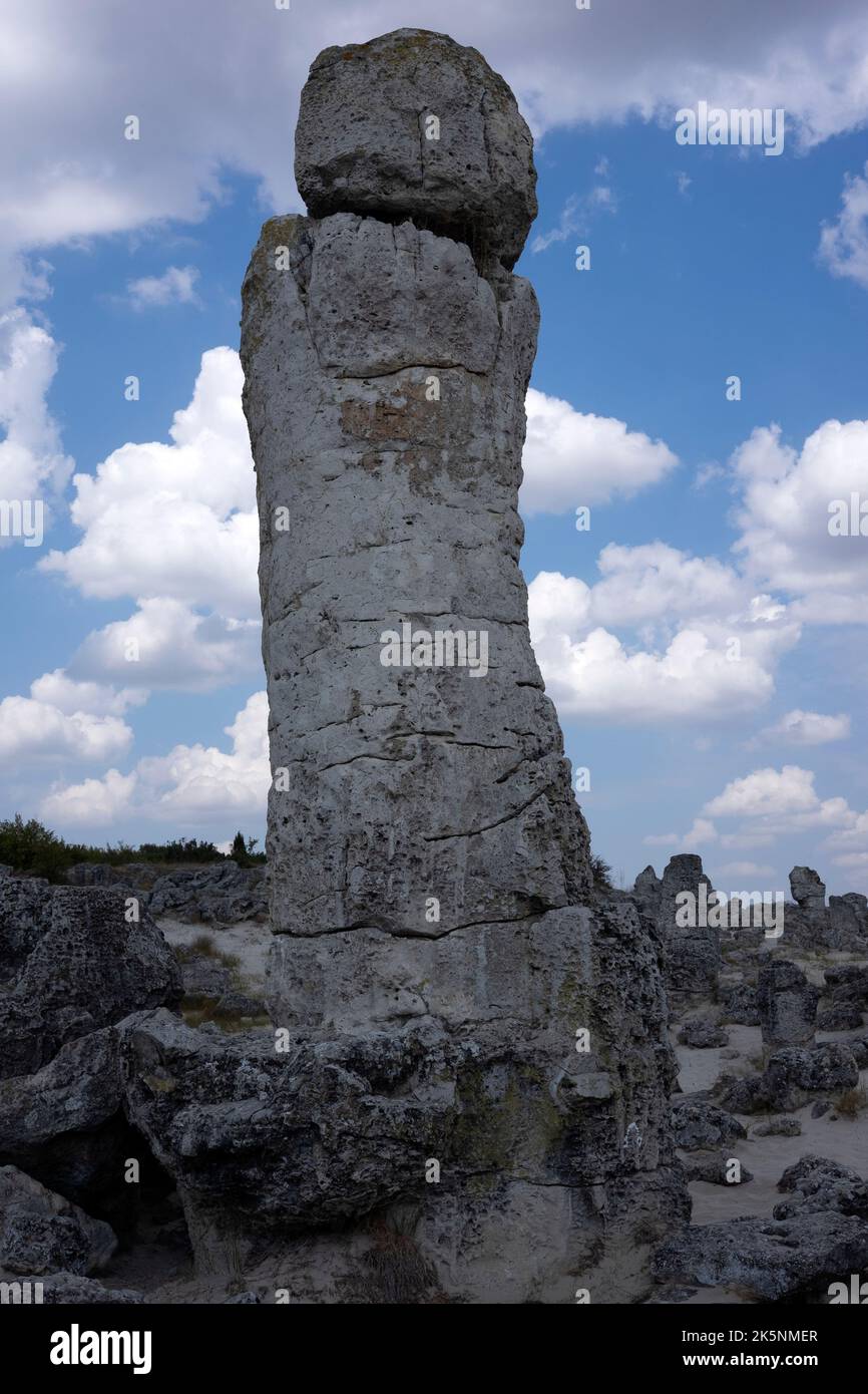 Pobiti Kamani formation in Bulgaria,desert-like rock phenomenon located ...