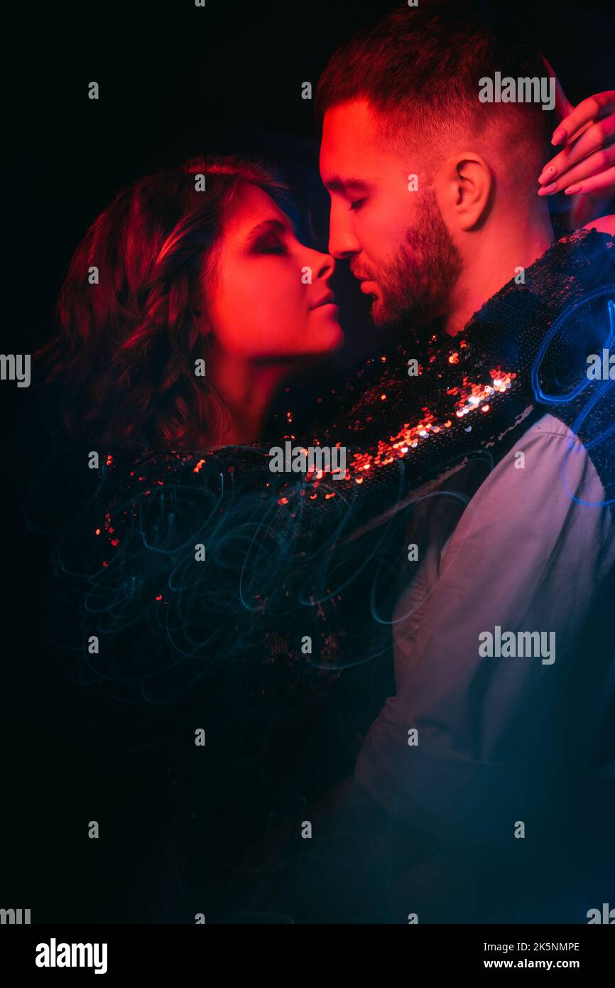beloved couple enjoying together happy anniversary Stock Photo - Alamy