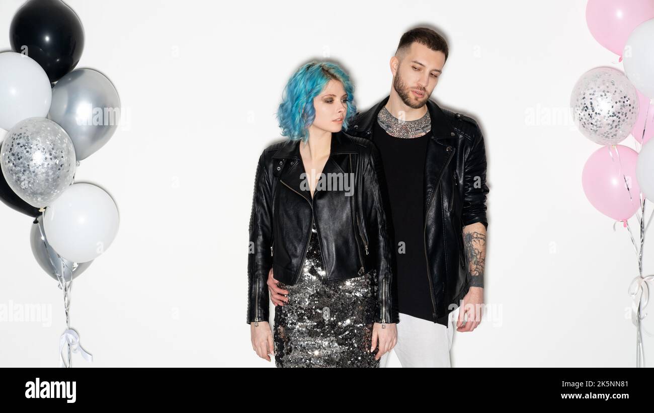 boring party upset couple unhappy birthday Stock Photo - Alamy