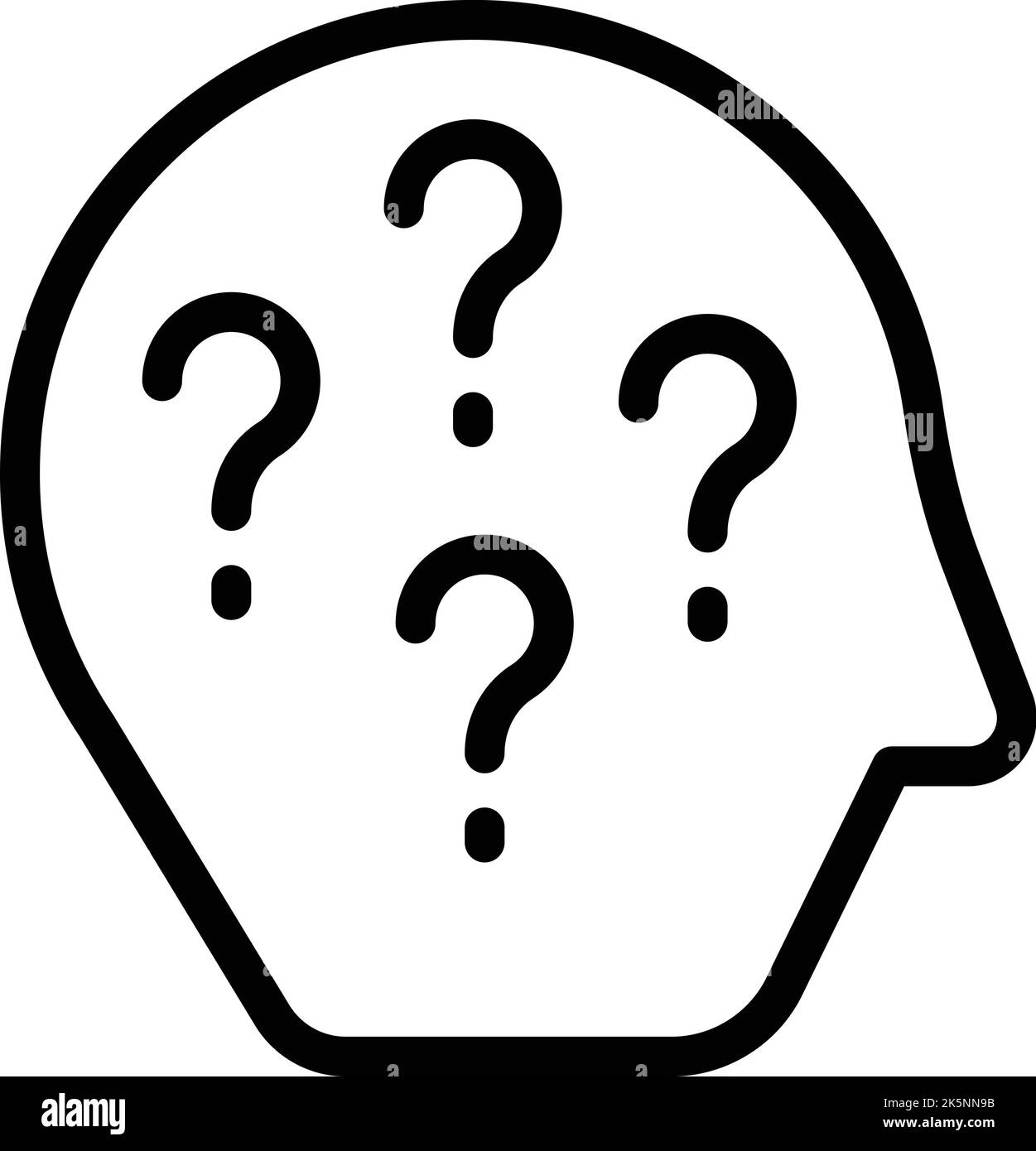 Learn question icon outline vector. Child education. Disabled classroom ...