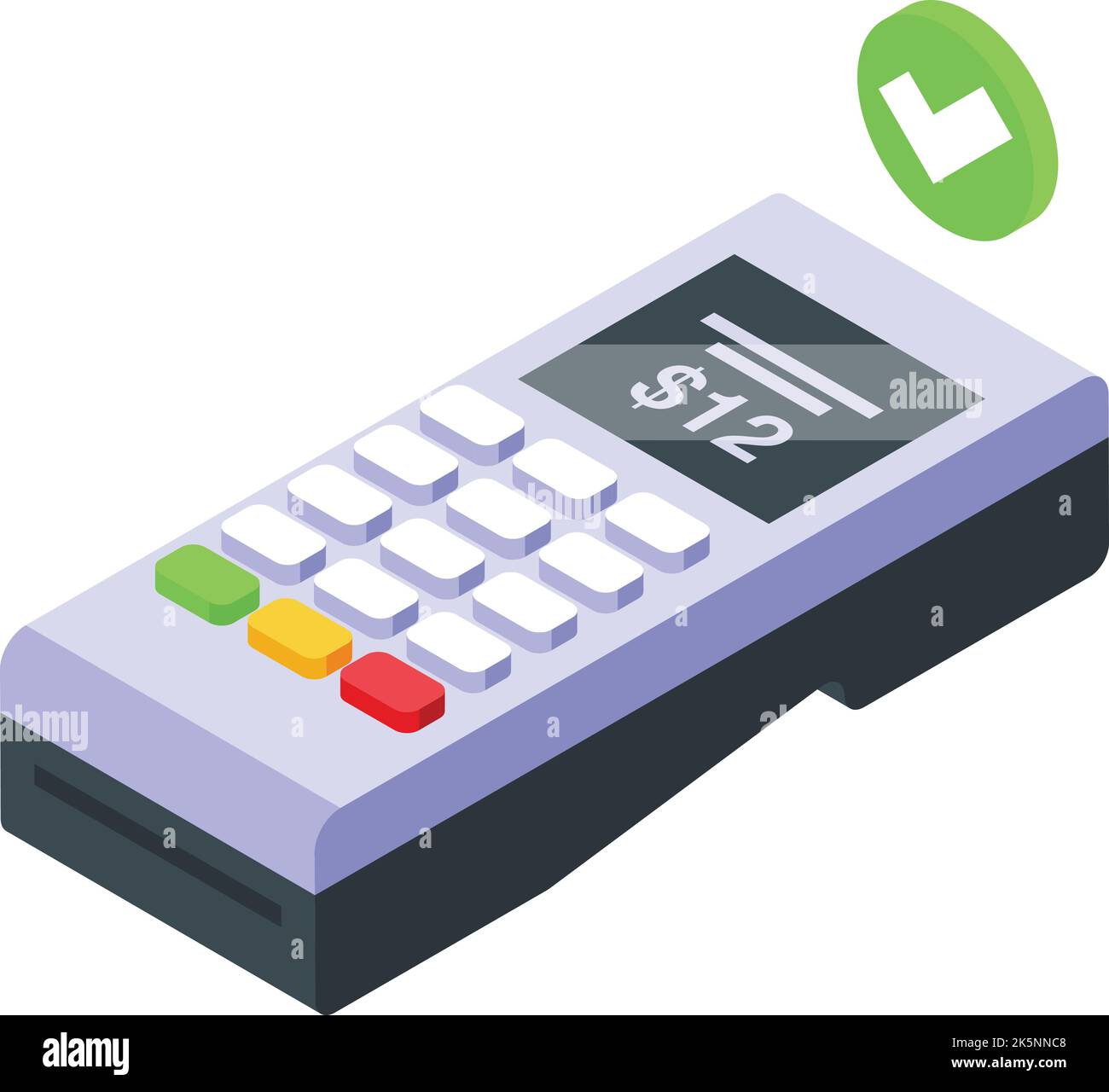 POs terminal icon isometric vector. Shop technology. Store electronic ...