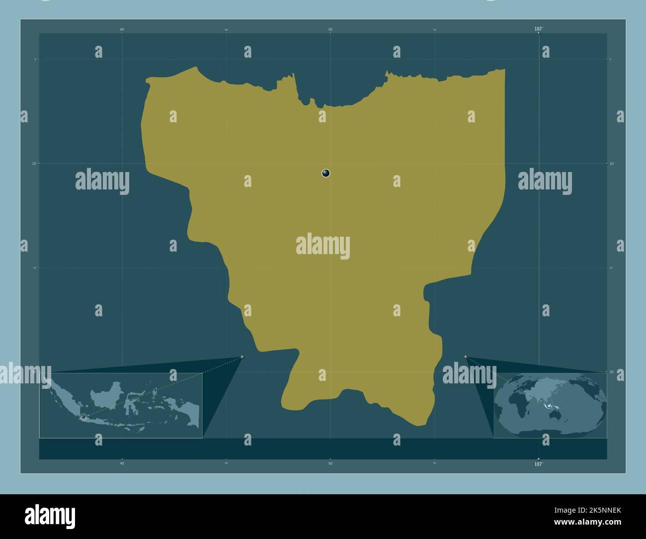 Jakarta raya outline map hi-res stock photography and images - Alamy