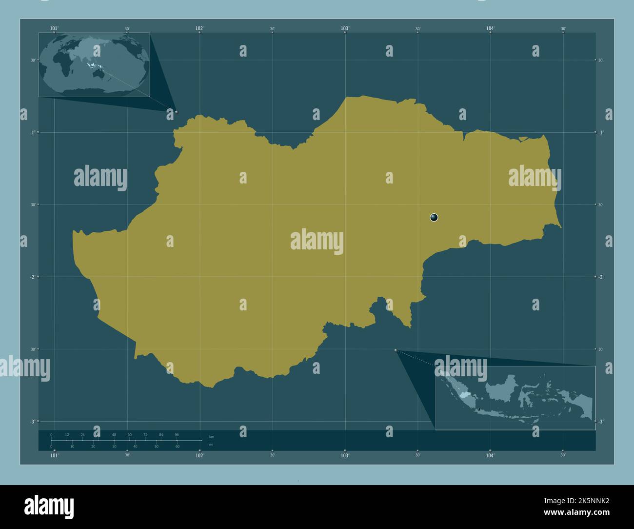 Outline map of jambi hi-res stock photography and images - Alamy