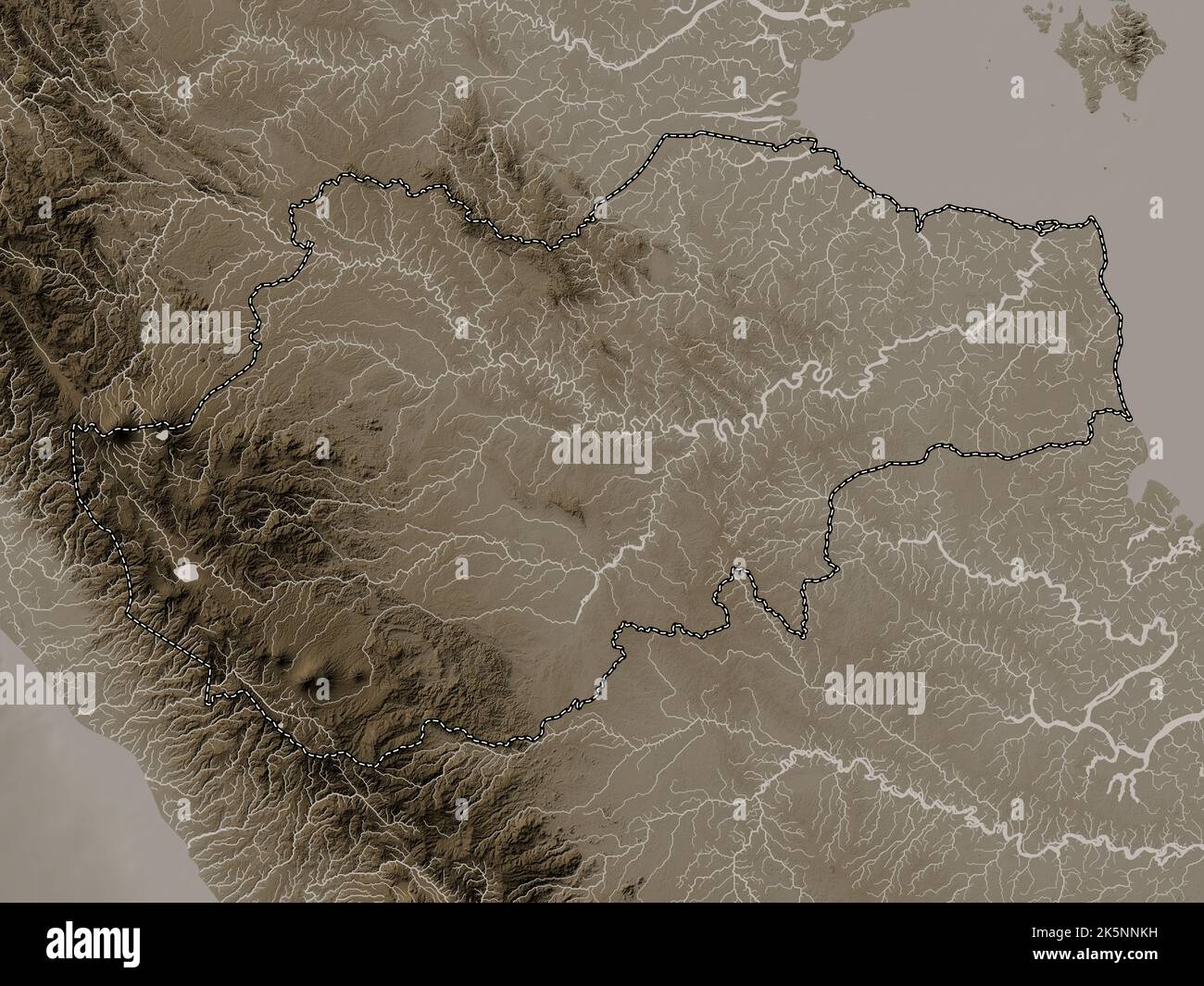 Outline map of jambi hi-res stock photography and images - Alamy