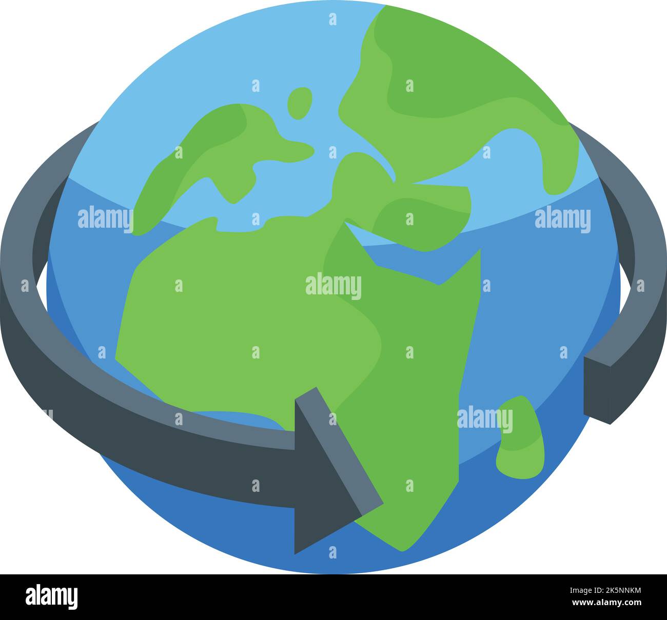 Around the world icon isometric vector. Globe travel. Map airplane ...