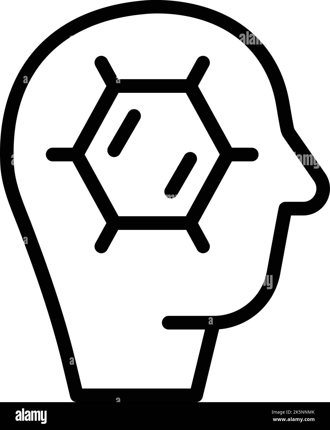 Learn education icon outline vector. School learning. Special kid Stock ...
