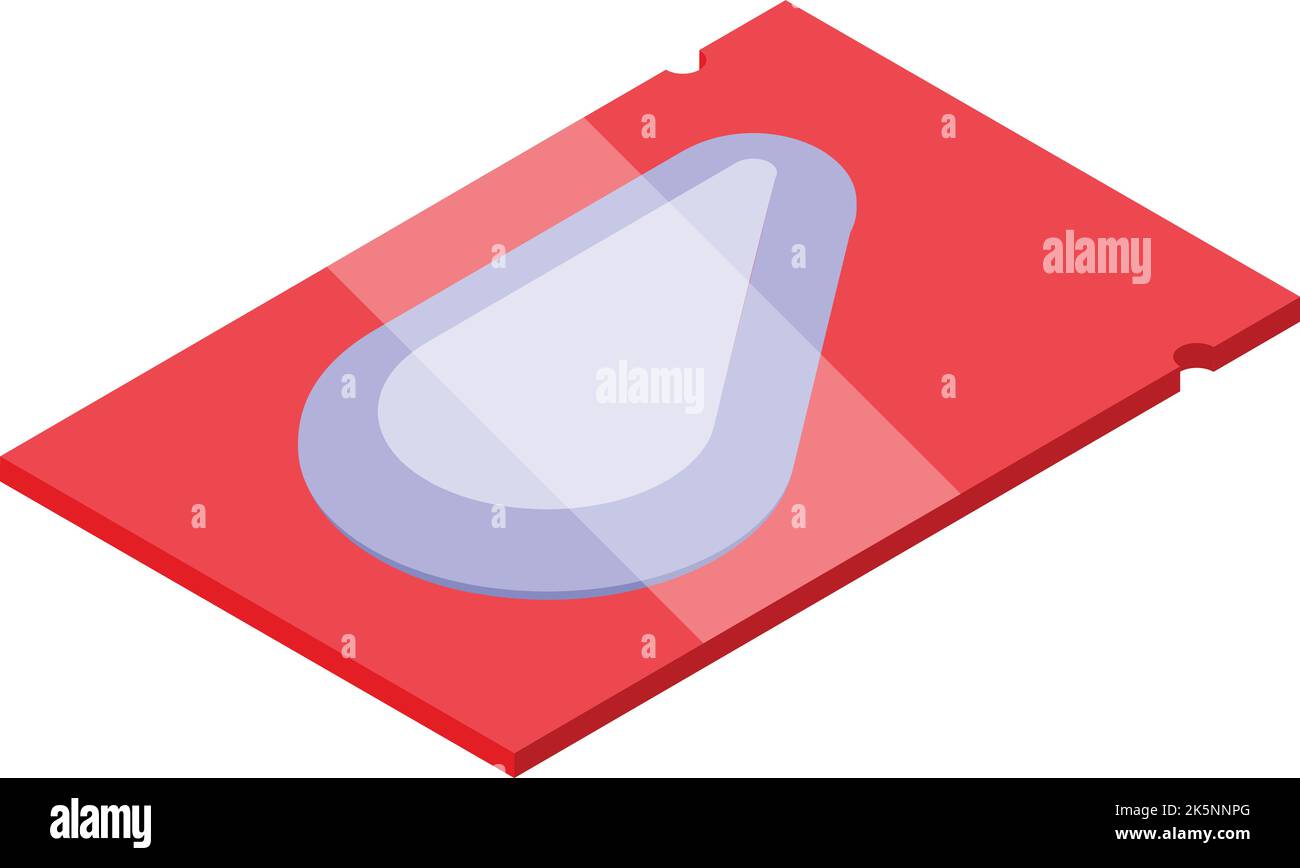 Patch package icon isometric vector. Eye gel. Care facial Stock Vector ...