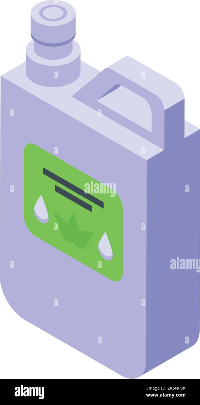 Detergent canister icon isometric vector. Dish product. Clean chemical ...