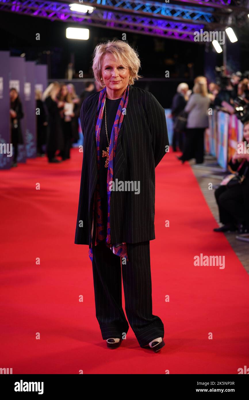 Jennifer Saunders attending the European premiere of Allelujah during ...