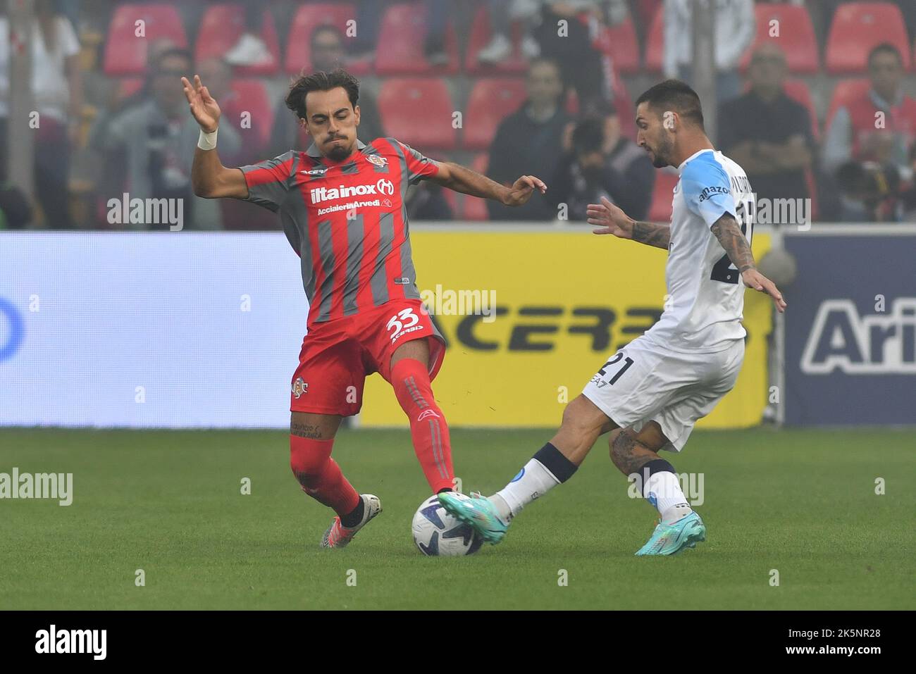 Giovanni Zini stadium, Cremona, Italy, October 09, 2022, matteo ...