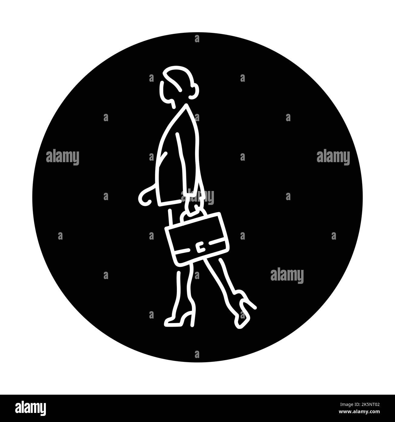 Power walk work Stock Vector Images - Alamy