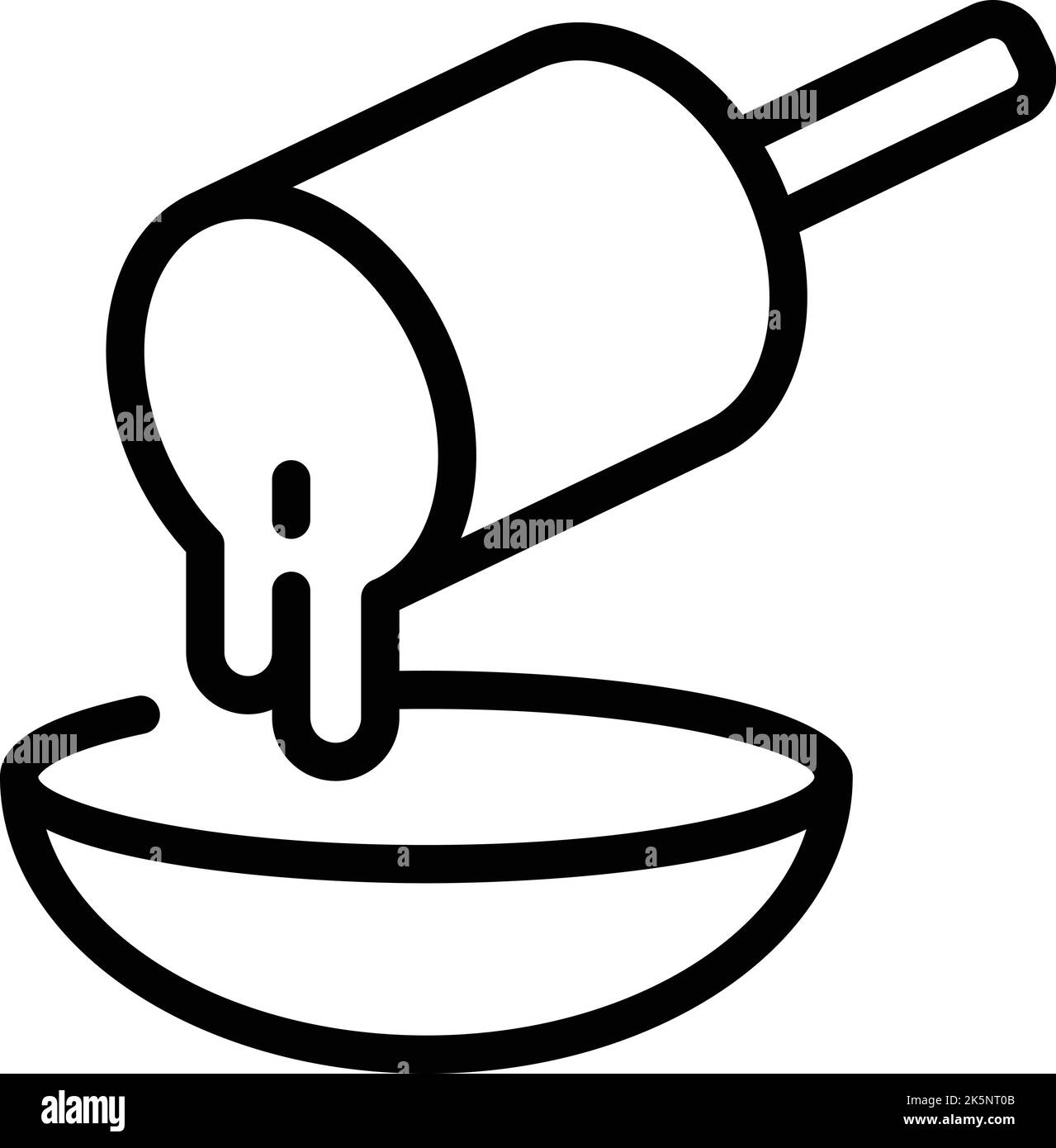 Cheese appetizer icon outline vector. Dutch potato. Fried ball Stock ...