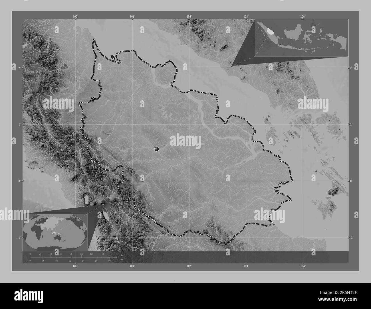 Pekanbaru map hi-res stock photography and images - Alamy