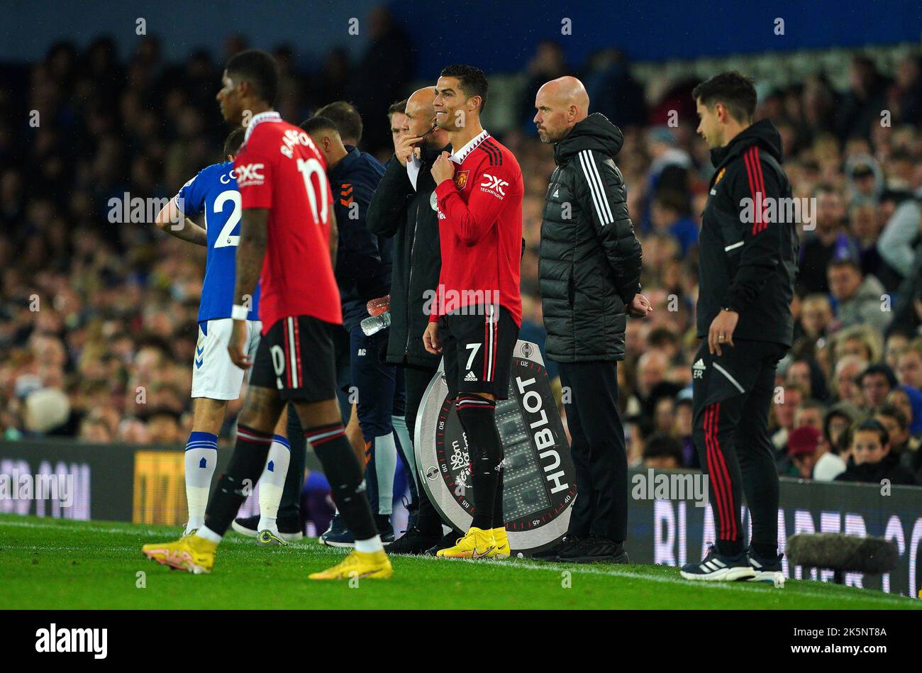 Manchester United's Cristiano Ronaldo comes on to replace Anthony ...