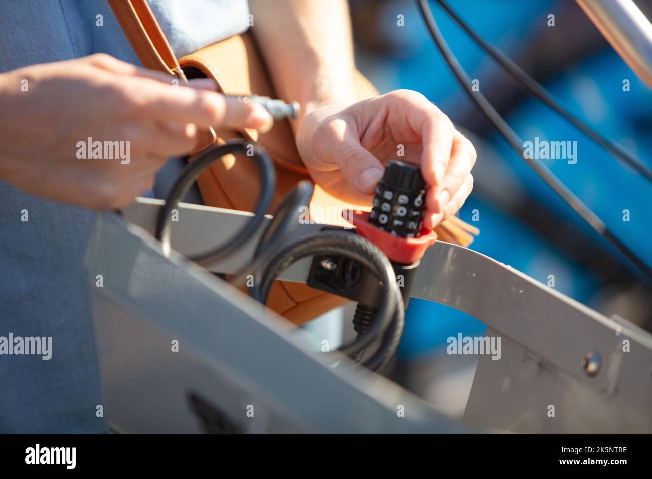 Hands locking hi-res stock photography and images - Alamy