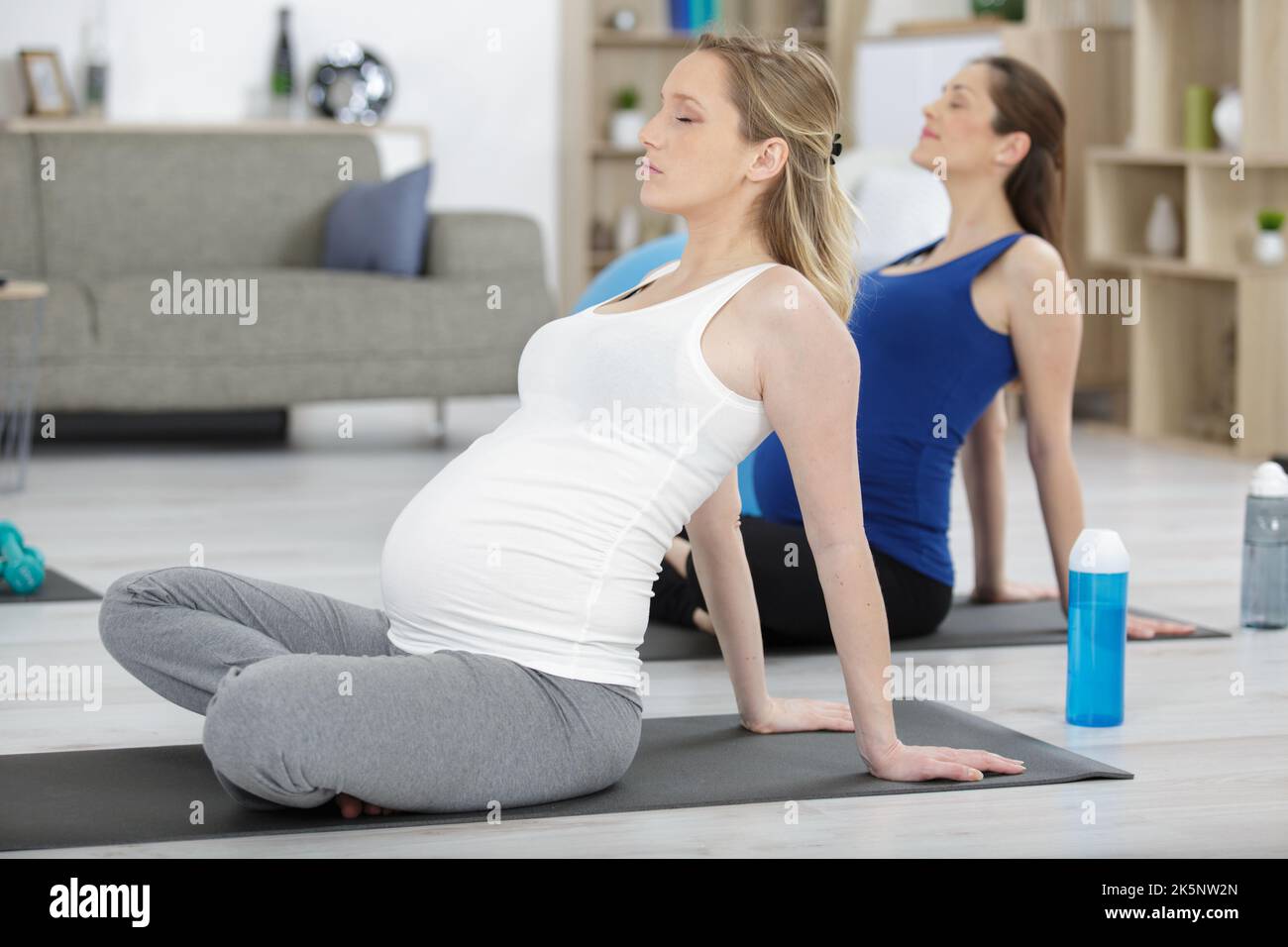 Woman arched back hi-res stock photography and images - Alamy