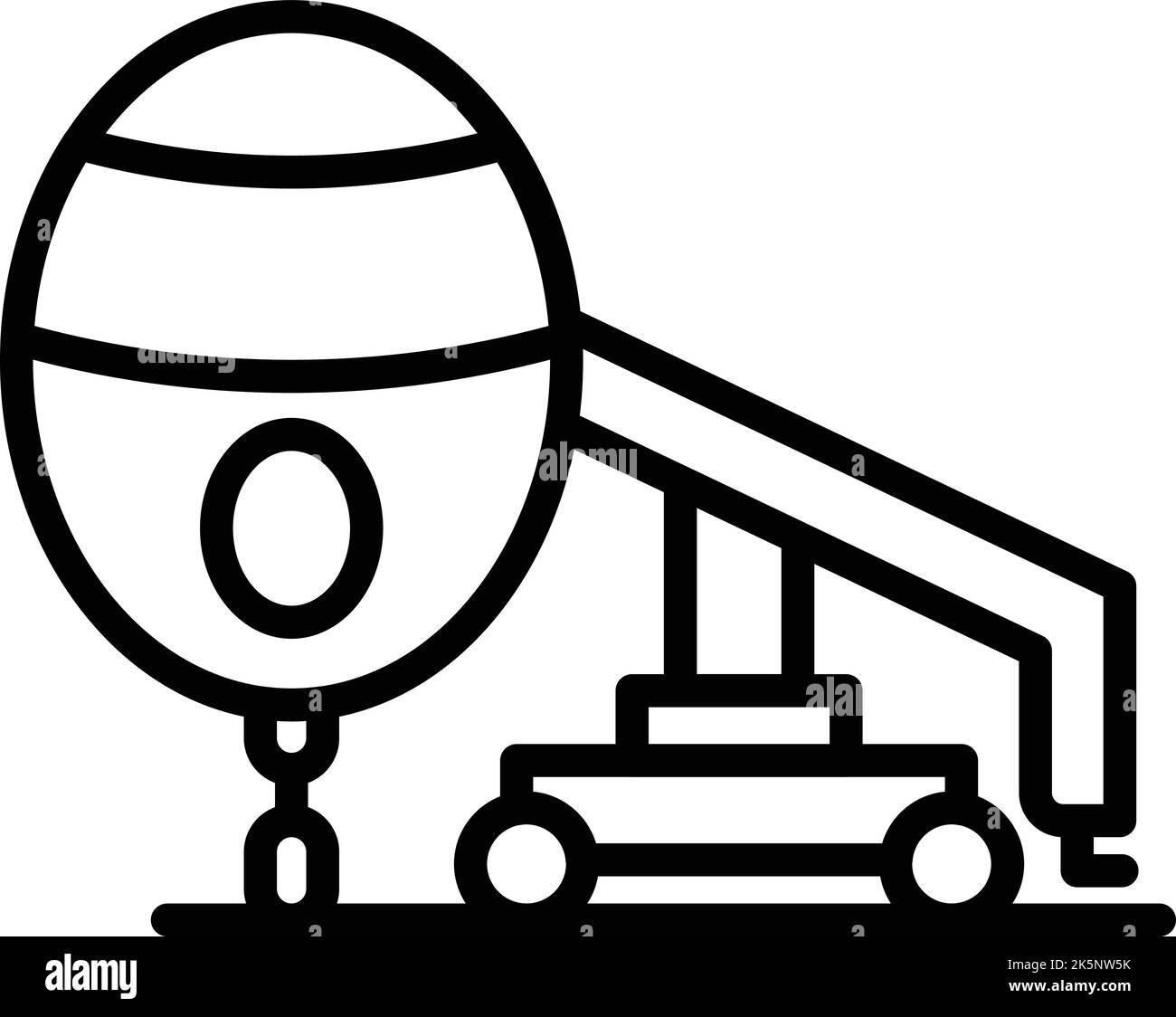 Service airplane stairs icon outline vector. Business flight. Plane ...
