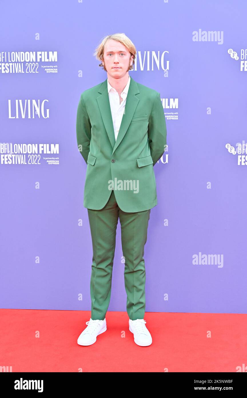 London, UK. 09th Oct, 2022. Barney Fishwick arrive at the Living - UK ...