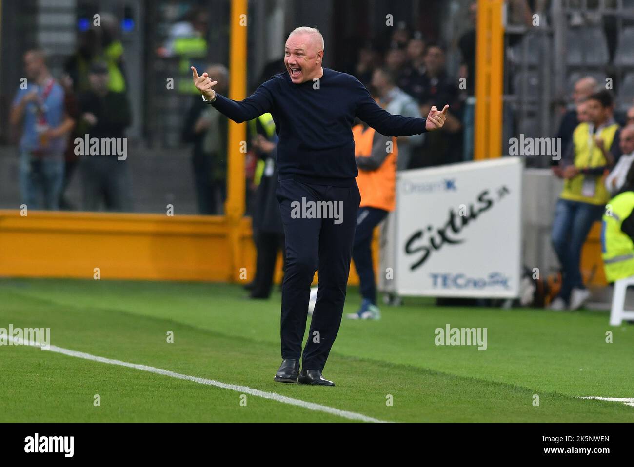 Giovanni Zini stadium, Cremona, Italy, October 09, 2022, massimiliano ...