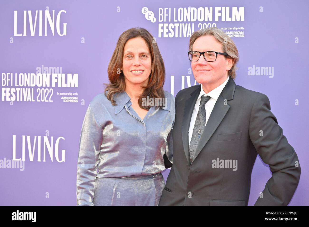 London, UK. 09th Oct, 2022. Elizabeth Karlsen and Stephen Woolley ...
