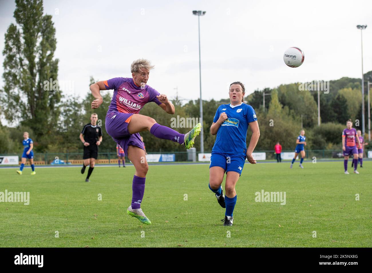 Cardiff, UK. 09th Oct, 2022. Lana Cooper of Cascade YC Women FC ...