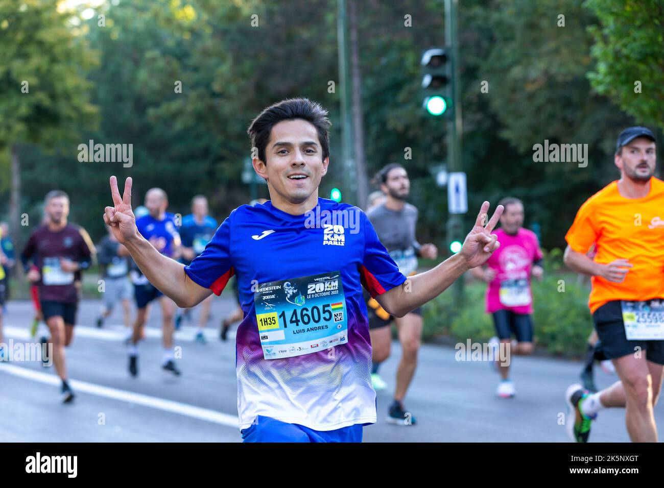 (C) Denis TRASFI / MAXPPP - à Paris le 09-10-2022 VREDESTEIN les 20km ...