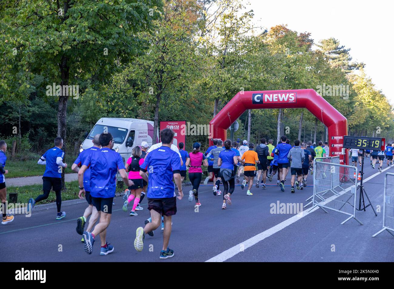 (C) Denis TRASFI / MAXPPP - à Paris le 09-10-2022 VREDESTEIN les 20km ...