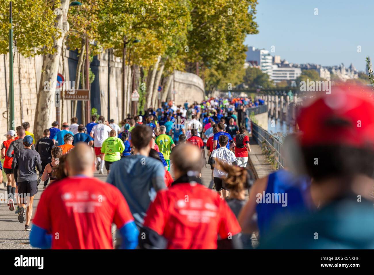 (C) Denis TRASFI / MAXPPP - à Paris le 09-10-2022 VREDESTEIN les 20km ...