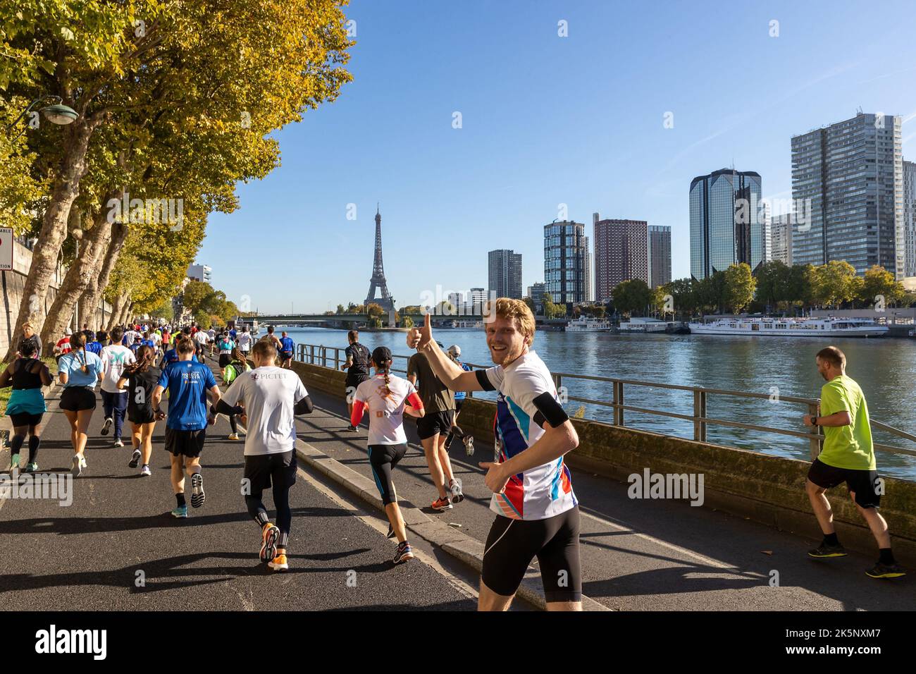 (C) Denis TRASFI / MAXPPP - à Paris le 09-10-2022 VREDESTEIN les 20km ...